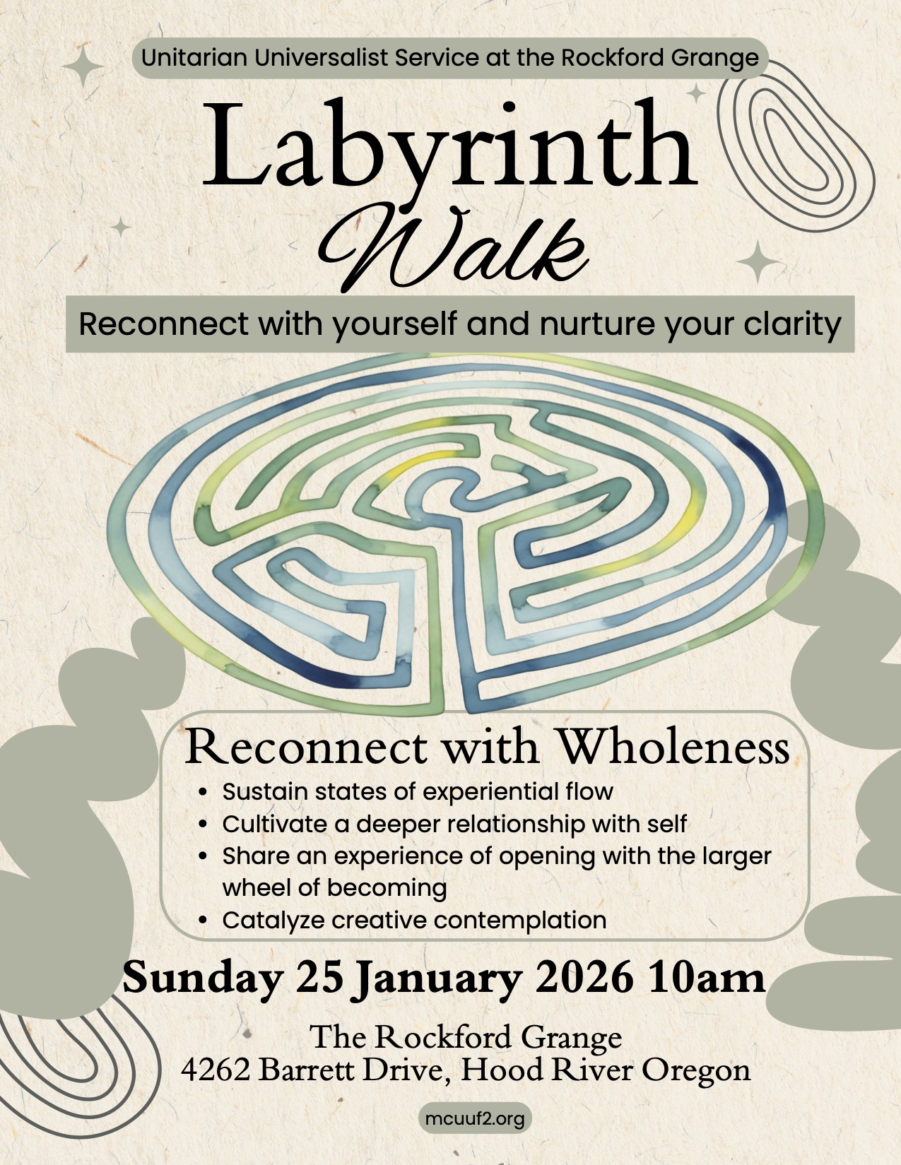 Labyrinth Walk – Mid-Columbia Unitarian Universalist Fellowship